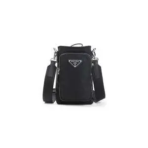 Prada Re-nylon Phone Holder - Black
