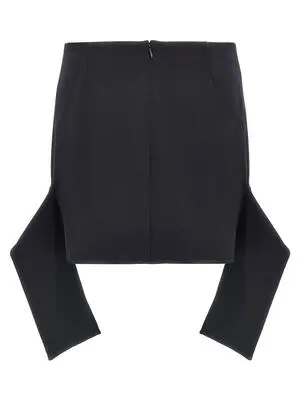 COURREGES Reversed Belt Mini' Skirt