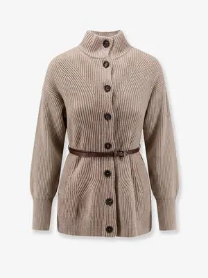 Brunello Cucinelli Cardigan - Brown
