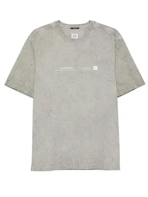 C.P. COMPANY Mercerized Jersey Logo-print T-shirt