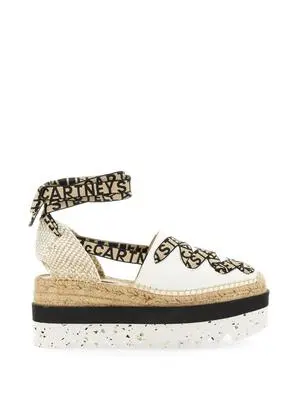 Stella McCartney Espadrille Gaia With Platform - Cream