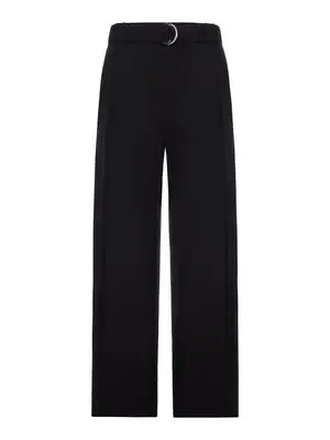 Loewe High-waisted Tailored Wool Trousers - Black