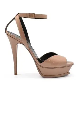 Saint Laurent Tribute Lips Sandals - Pink