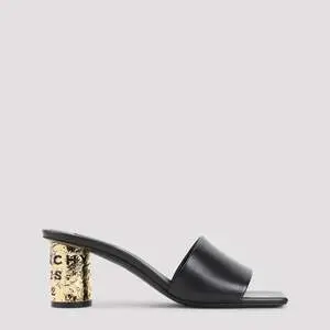 Givenchy Leather Slide Mules - Black