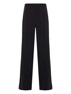 Balenciaga Wool Blend Tailored Pants - Black