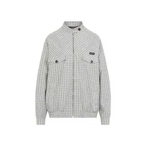 Miu Miu Check Blouson - White
