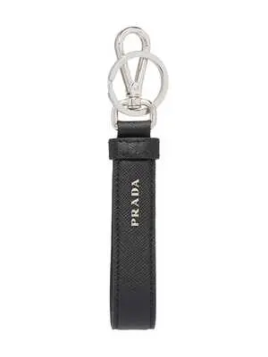 Prada Portachiavi In Pelle Saffiano