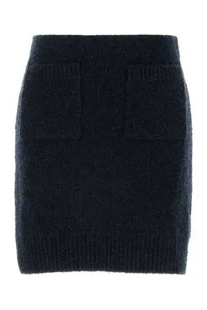 Bottega Veneta Midnight Boucle Mini Skirt - Blue