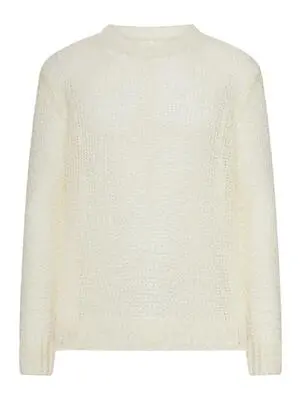 JIL SANDER Jil Sander Men Perforated Crew Neck Sweater Multicolor