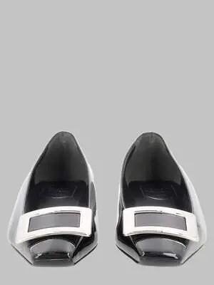 ROGER VIVIER Ballerina Belle Vivier In Vernice - Black