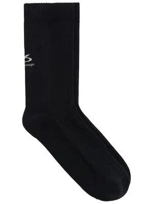 Balenciaga Techwear Technical Socks In Technical Knit - Black