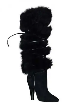 Saint Laurent Suede Jokull Boots