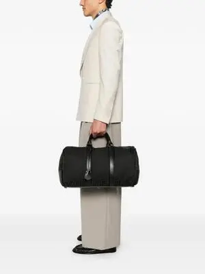 Fendi Ff Nylon Medium Travel Bag - Black