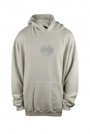 Balenciaga Cotton Hoodie - Cream