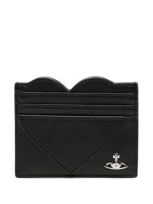 VIVIENNE WESTWOOD Heart Card Holder - Black