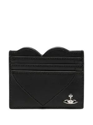 VIVIENNE WESTWOOD Heart Card Holder - Black