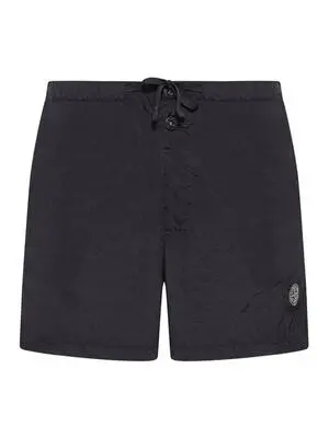Stone Island Compass Logo Swimsuit - Black