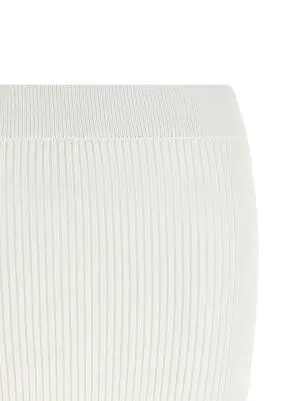 GANNI Cotton Crochet Skirt - White