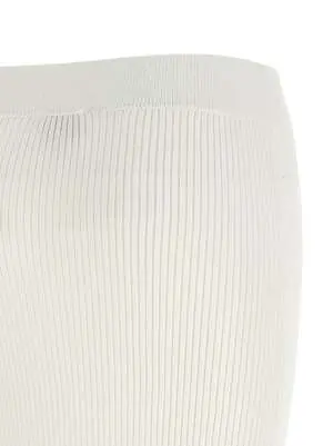 GANNI Cotton Crochet Skirt - White