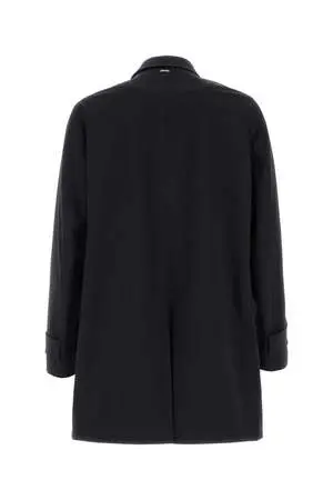Herno Navy Polyester Raincoat