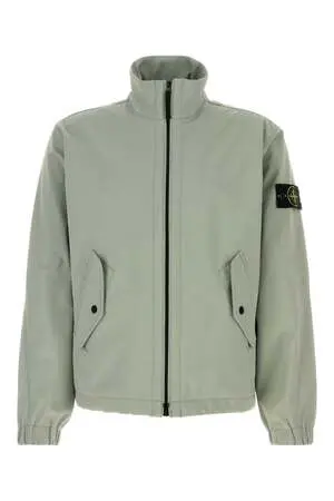 Stone Island Mint Stretch Polyester Jacket - Green
