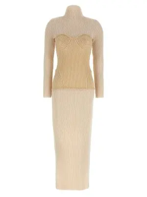 JEAN PAUL GAULTIER Corset Dress - Cream