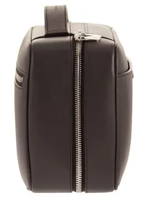 Brunello Cucinelli Smooth Leather Beauty Case With Logo