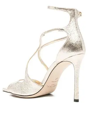 JIMMY CHOO Azia 95 Sandals - Silver