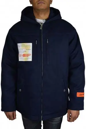 Heron Preston Cotton Hooded Coat