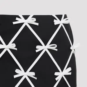 Moschino Bow Mini Skirt
