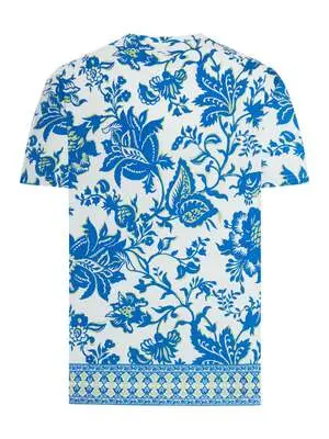 Etro Soho Cotton T-shirt With Placed Print