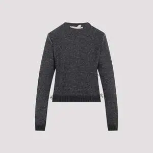 Moschino Bow Sweater - Gray