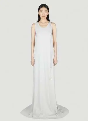 ANN DEMEULEMEESTER X-long Flared Dress - Gray