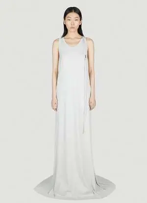 ANN DEMEULEMEESTER X-long Flared Dress - Gray