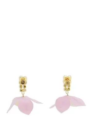 Marni Crystal Flower Earrings - Multicolor