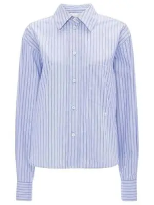 VICTORIA BECKHAM VICTORIA BECKHAM Ellys Striped Cotton Shirt