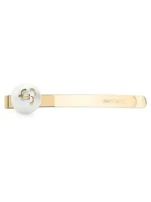 JIMMY CHOO Hair Slide Metal - Silver