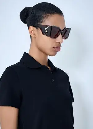 Saint Laurent Sl M119 Cat-eye Sunglasses - Brown