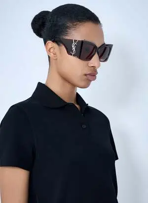 Saint Laurent Sl M119 Cat-eye Sunglasses - Brown