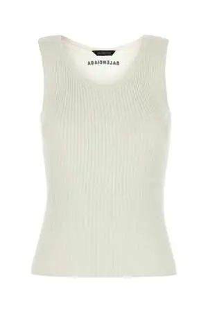 Balenciaga Stretch Wool Tank Top