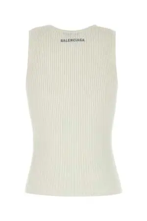 Balenciaga Stretch Wool Tank Top