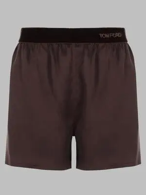 TOM FORD Shorts In Seta - Brown