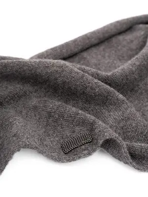 Brunello Cucinelli Cashmere Foulard - Gray
