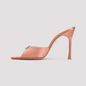 Amina Muaddi Mini Camelia Slipper 105 Mules - Multicolor
