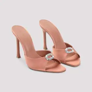 Amina Muaddi Mini Camelia Slipper 105 Mules - Multicolor