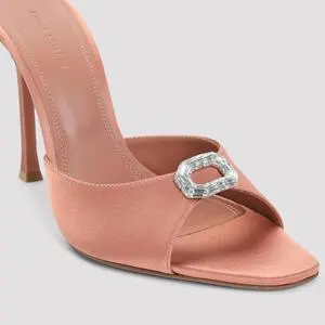 Amina Muaddi Mini Camelia Slipper 105 Mules - Multicolor