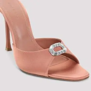 Amina Muaddi Mini Camelia Slipper 105 Mules - Multicolor