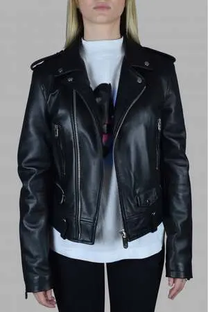 Philipp Plein Leather Perfecto Jacket
