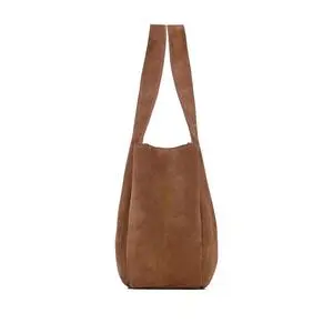 Saint Laurent Suede Tote Bag - Brown