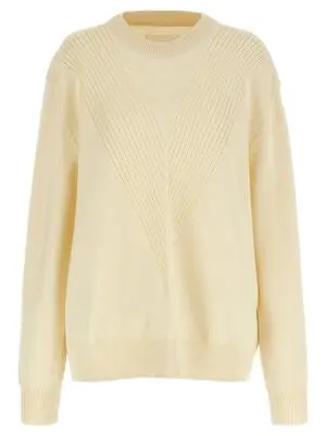 JIL SANDER Wool Sweater - White